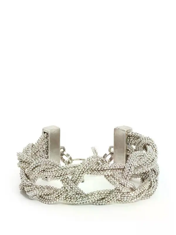 Fabiana Filippi Braided Chain Bracelet - Silver