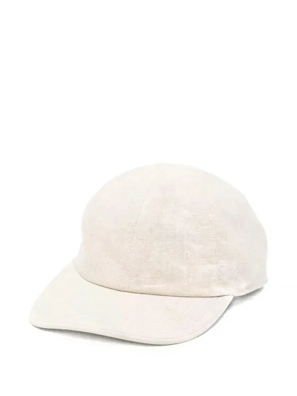 Eleventy Curved Brim Baseball Cap - Neutrals