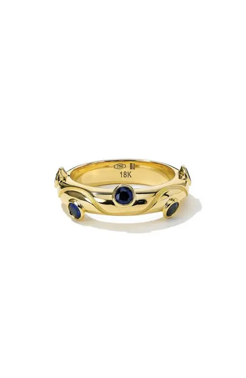 MARK HENRY Riva Crest Ring - Sapphire