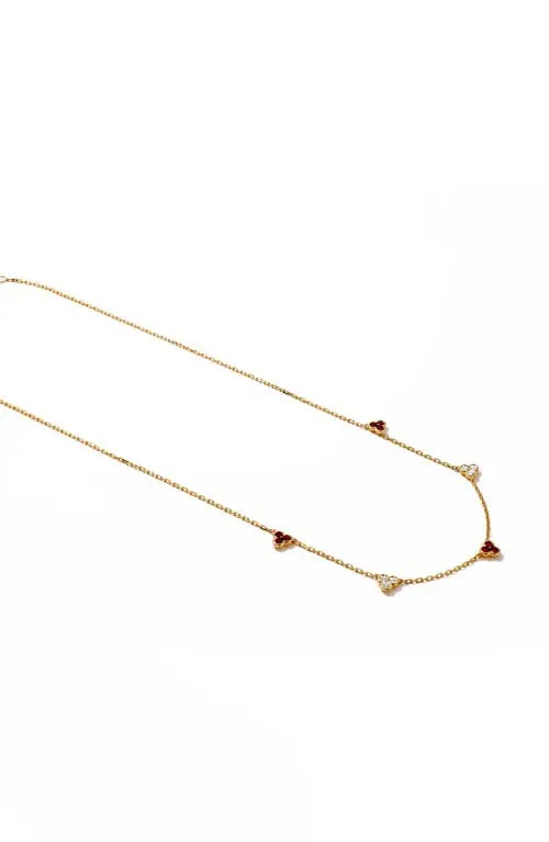 MARK HENRY Trinity Station Necklace - Ruby