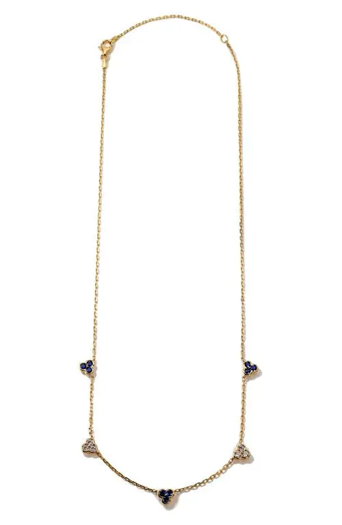 MARK HENRY Trinity Station Necklace - Sapphire