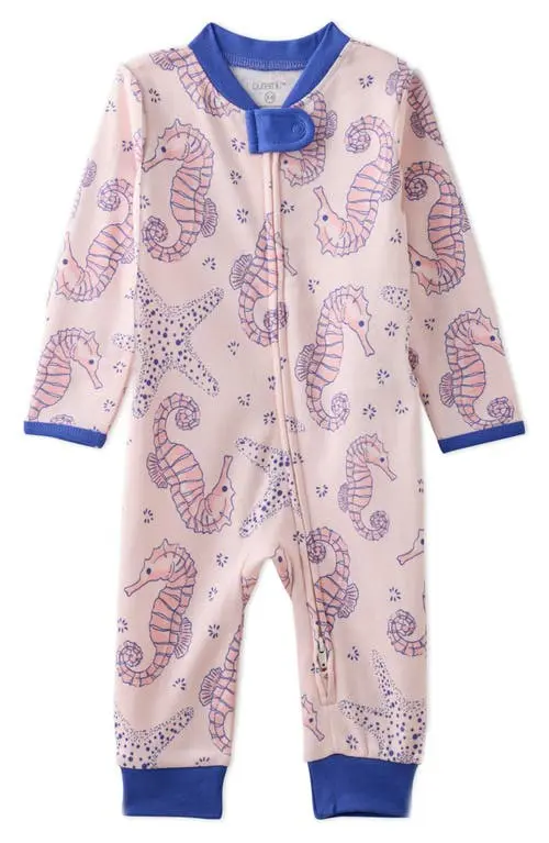 BUTTERBLU Organic Cotton Romper - Horse-sea