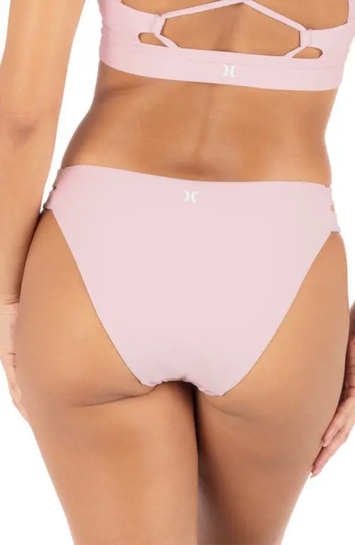 Hurley Max Cutout Bikini Bottom - Shell Pink