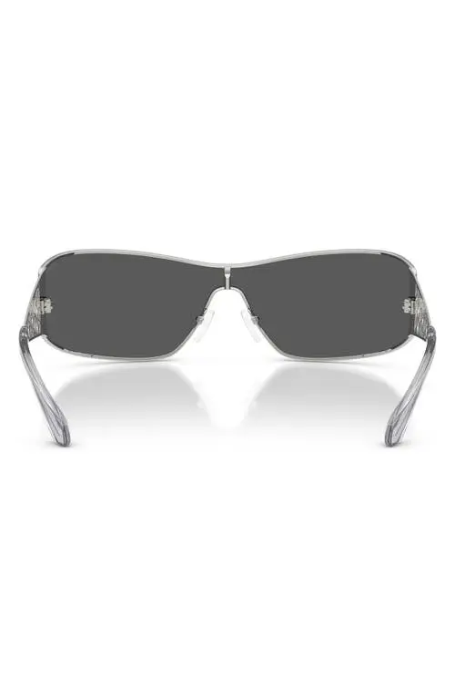 Michael Kors Melbourne 143mm Shield Sunglasses - Silver/grey