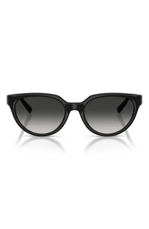 Tiffany & Co. 55mm Cat Eye Sunglasses - Black/grey Gradient
