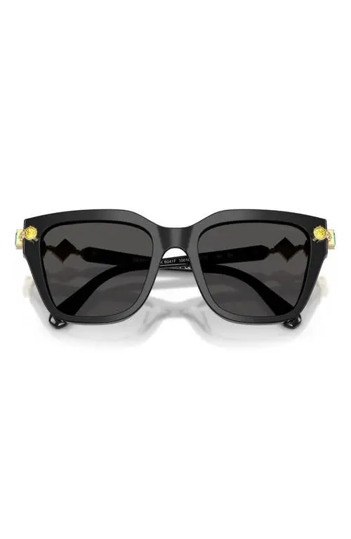 SWAROVSKI 53mm Irregular Sunglasses
