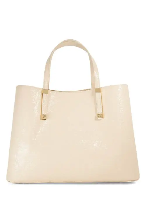 Dune London Faux Leather Tote - Ecru1