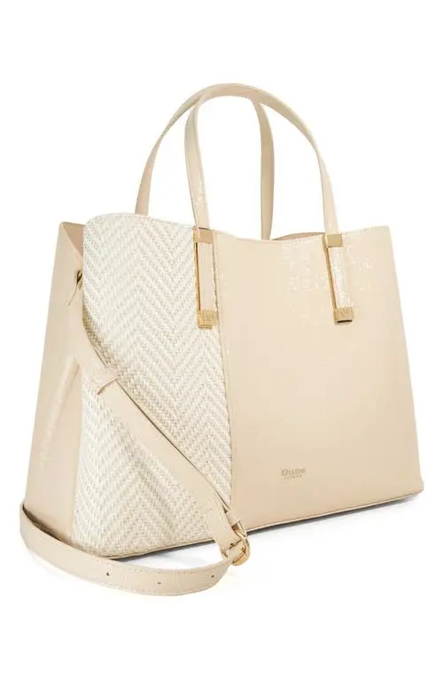 Dune London Faux Leather Tote - Ecru1