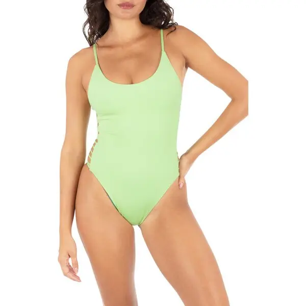 Hurley Strappy One-piece Swimsuit - Lime