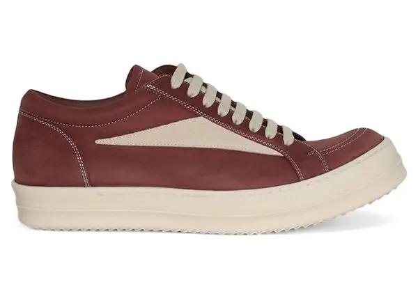 Rick Owens Concordians Vintage Low Sneakers - Rosewood/milk