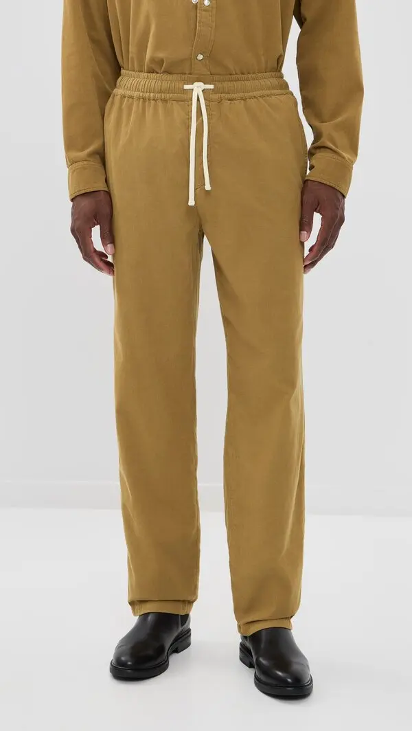 Isabel Marant Étoile Nirlen Corduroy Pull-on Pants - Light Bronze