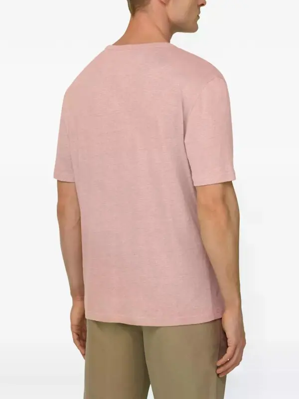 Boggi Milano Logo-patch T-shirt - Pink