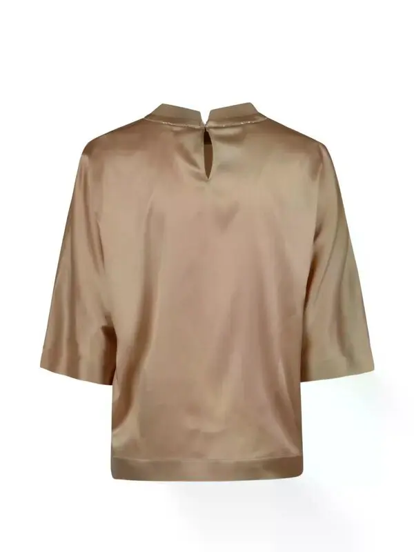 Peserico Beaded-collar Shirt