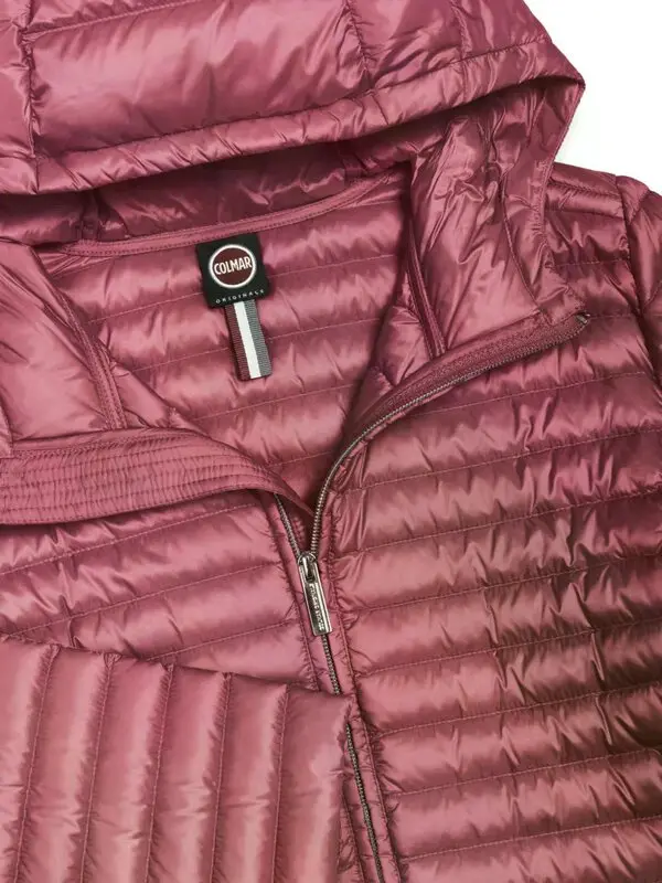 COLMAR Hooded Short Coat - Pink