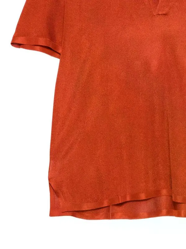 Lacoste V-neck T-shirt - Orange