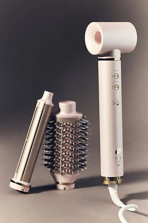 T3 Aire 360 Ceramic Dual Voltage Air Styler Blowout Kit - Blush