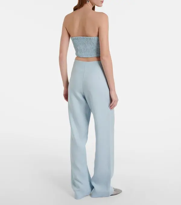 Faithfull The Brand Lulea Wide-leg Linen Pants - Blue