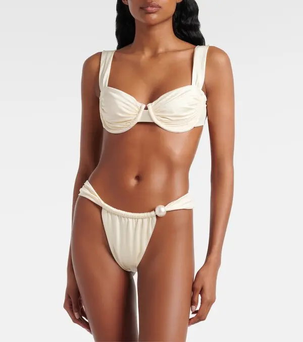 MONTCE Sandra Embellished Bikini Bottoms