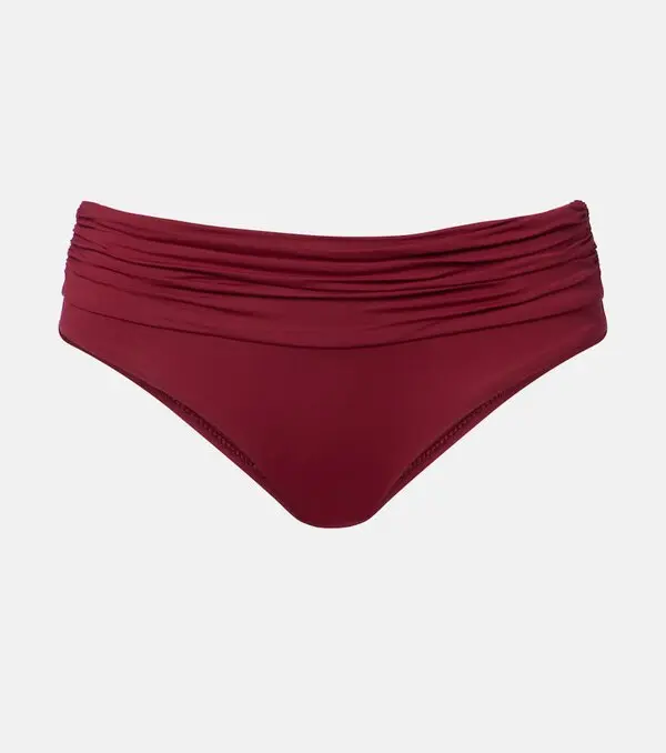 Melissa Odabash Bel Air Bikini Bottoms - Burgundy