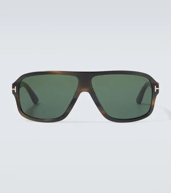 TOM FORD William Flat-top Sunglasses - Brown