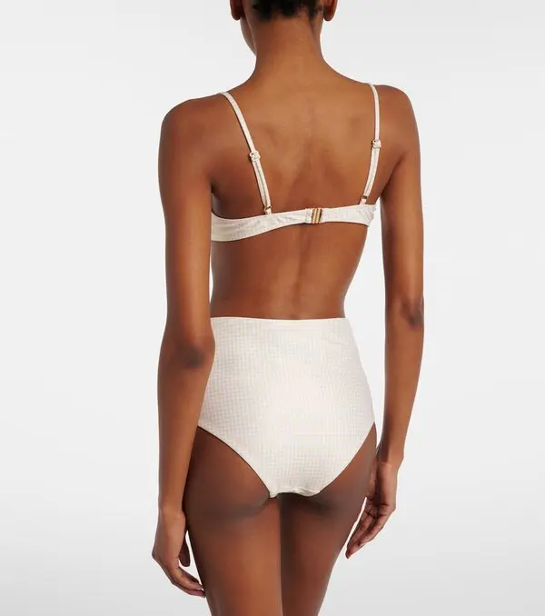 Faithfull The Brand Arelli Gingham Bikini Top