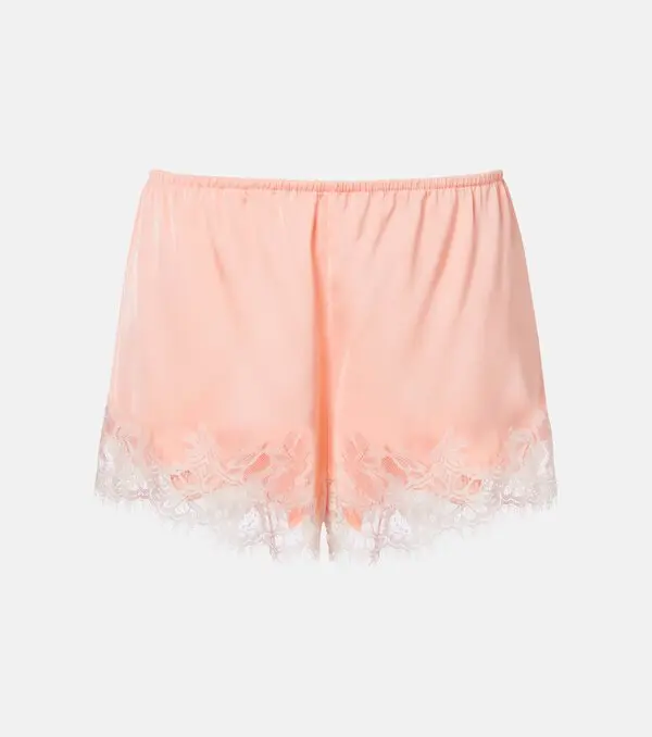 Faithfull The Brand Norden Scalloped Shorts - Pink