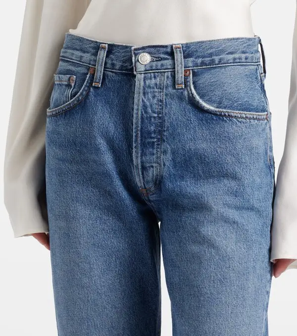 AGOLDE Lana Straight Jeans - Blue