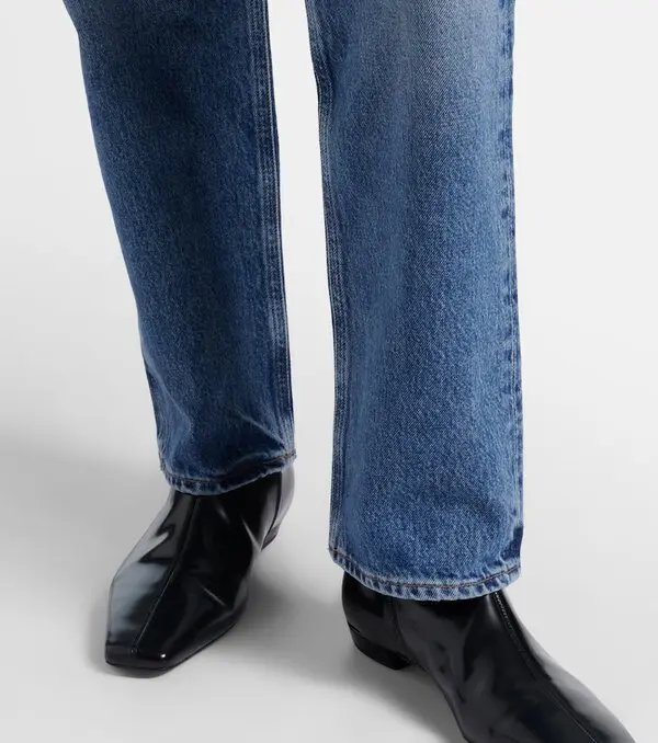 AGOLDE Lana Straight Jeans - Blue