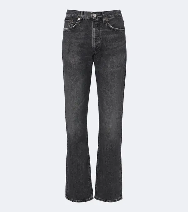 AGOLDE Lana Straight Jeans - Grey
