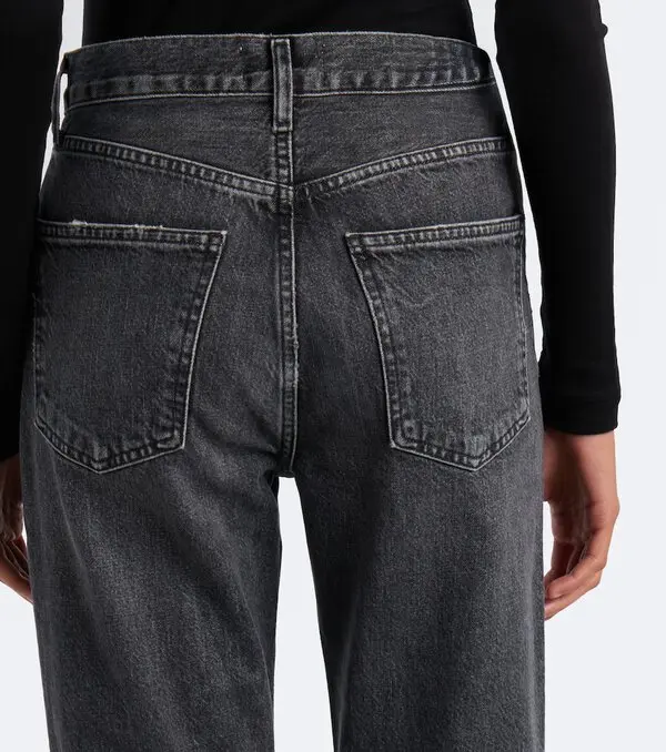 AGOLDE Lana Straight Jeans - Grey