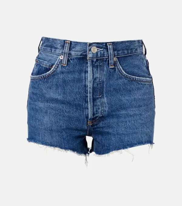 AGOLDE Ridley Denim Shorts - Blue