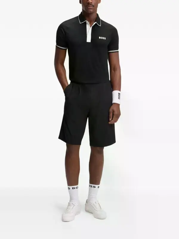BOSS Short-sleeved Polo Shirt - Black