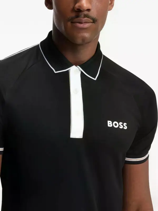 BOSS Short-sleeved Polo Shirt - Black