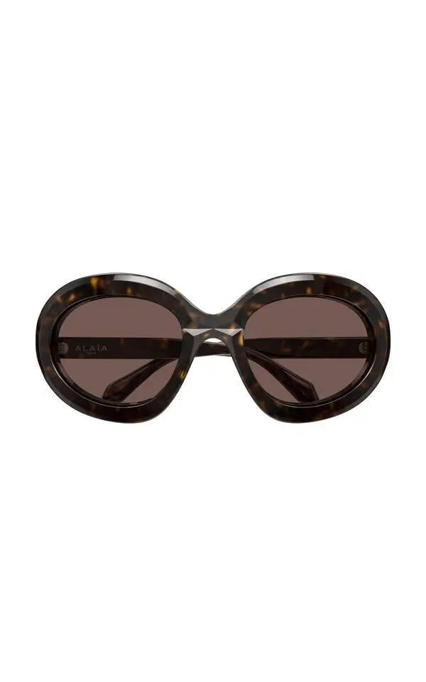 Alaïa Butterfly-frame Sunglasses - Brown