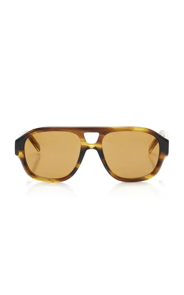 Givenchy Aviator Frame Sunglasses - Brown