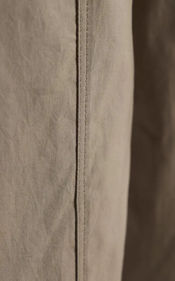 DEIJI STUDIOS Seam Cotton Poplin Trousers