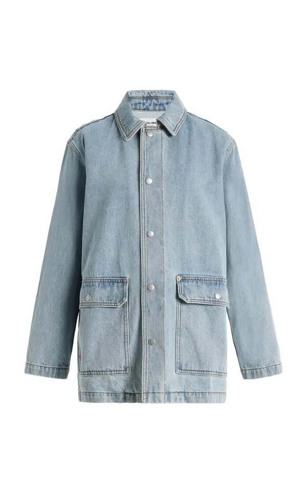 Still Here Denim Barn Jacket - Light Wash