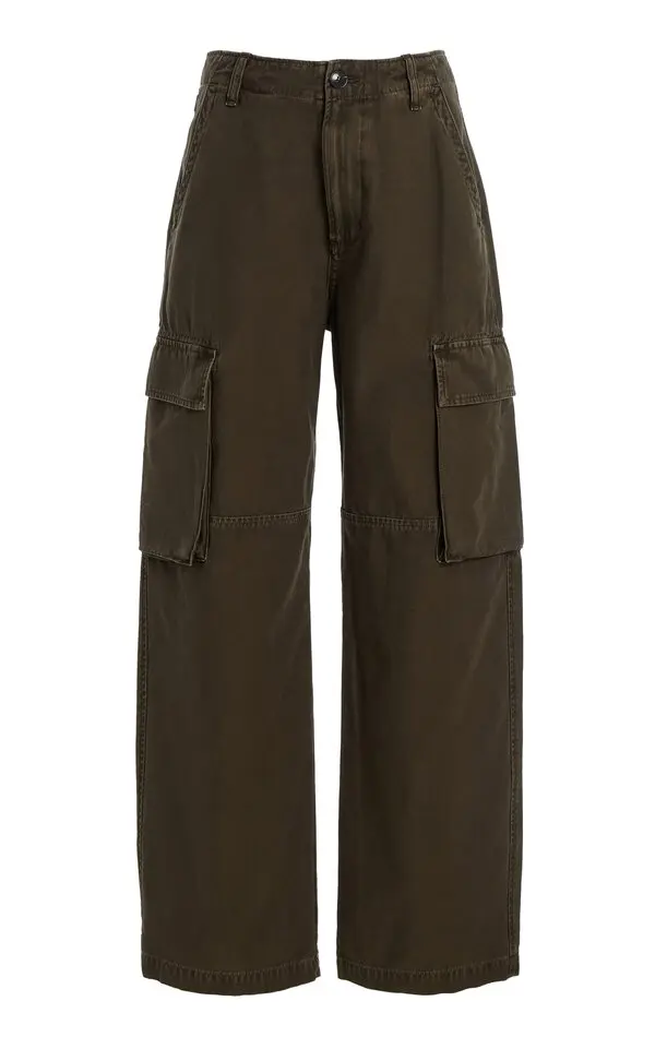 Citizens Of Humanity Esme Cotton Cargo Trousers - Green