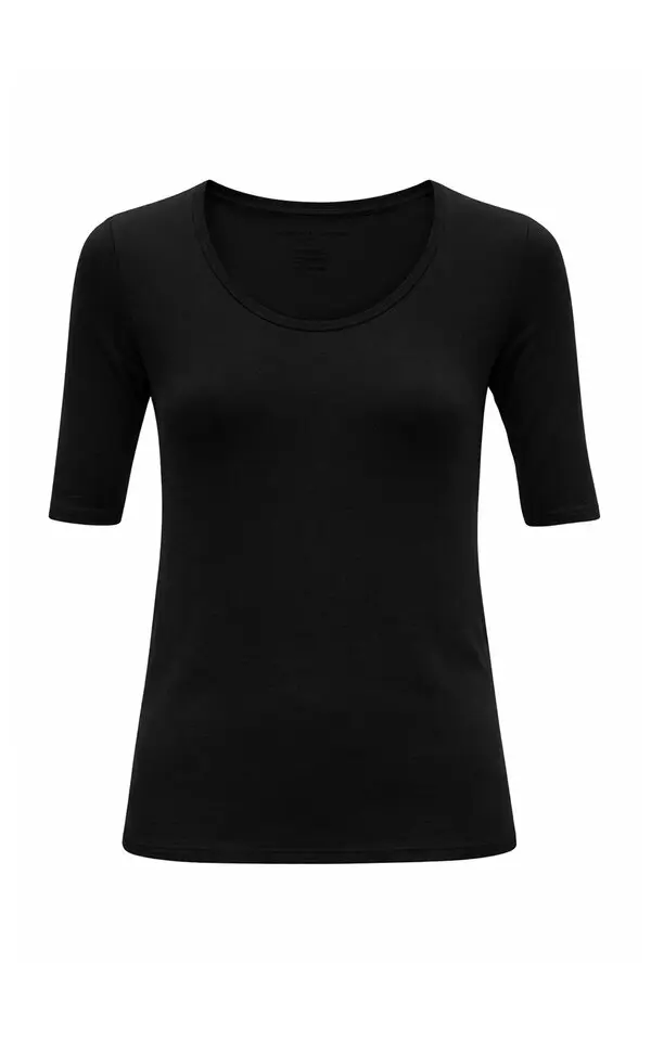 Majestic Filatures Stretch-jersey T-shirt - Black