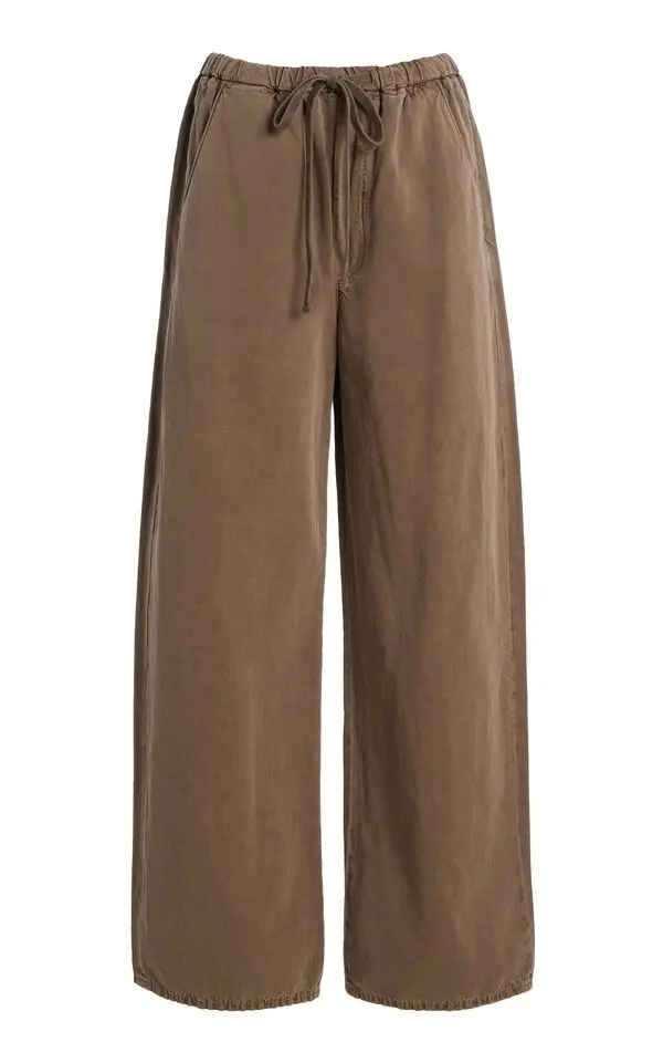 Citizens Of Humanity Aurora Cotton-flax Sweatpants - Brown
