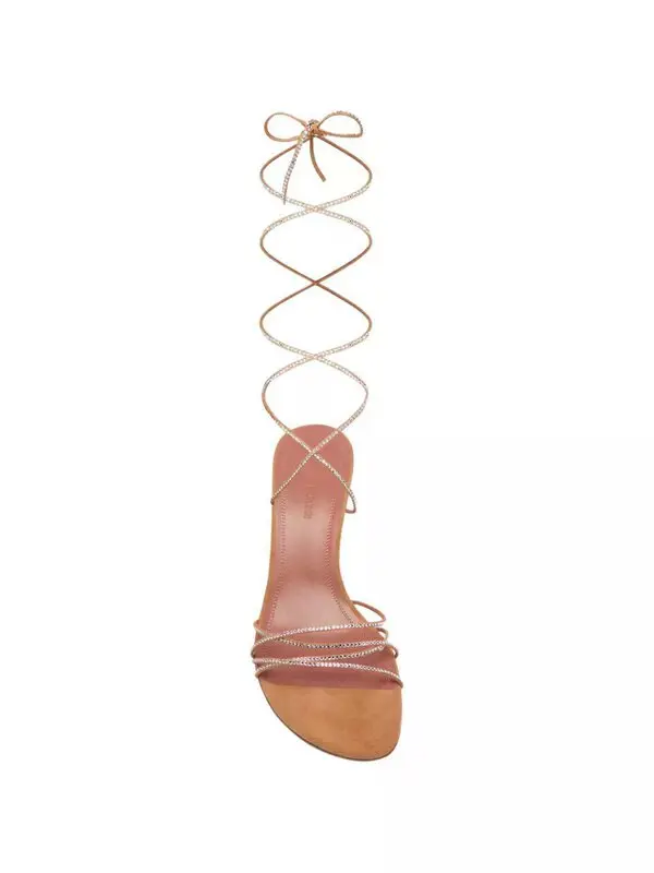 Amina Muaddi Lori Lace-up Sandals