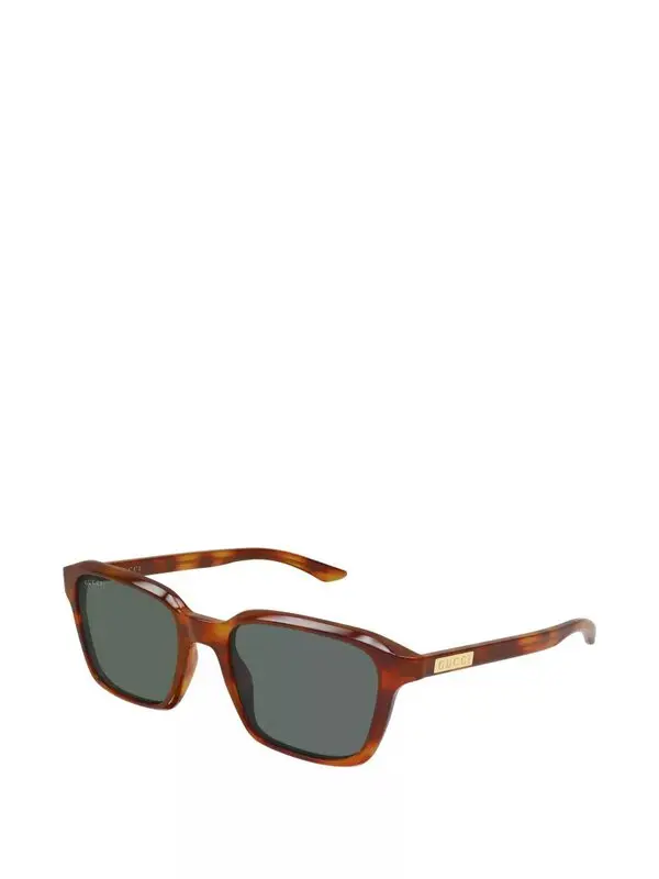 Gucci Logo-plaque Square Frame Sunglasses