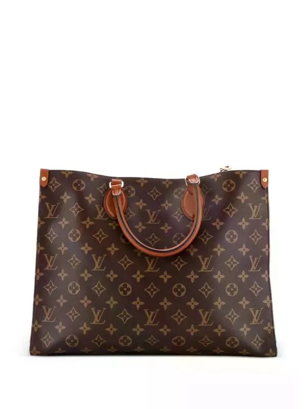 LOUIS VUITTON Onthego Organizer Monogram Canvas Tote Bag - Brown