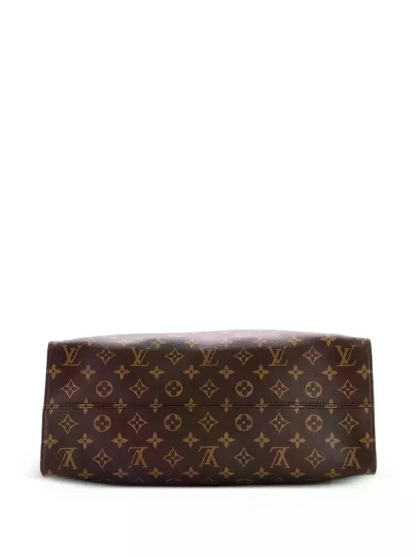 LOUIS VUITTON Onthego Organizer Monogram Canvas Tote Bag - Brown