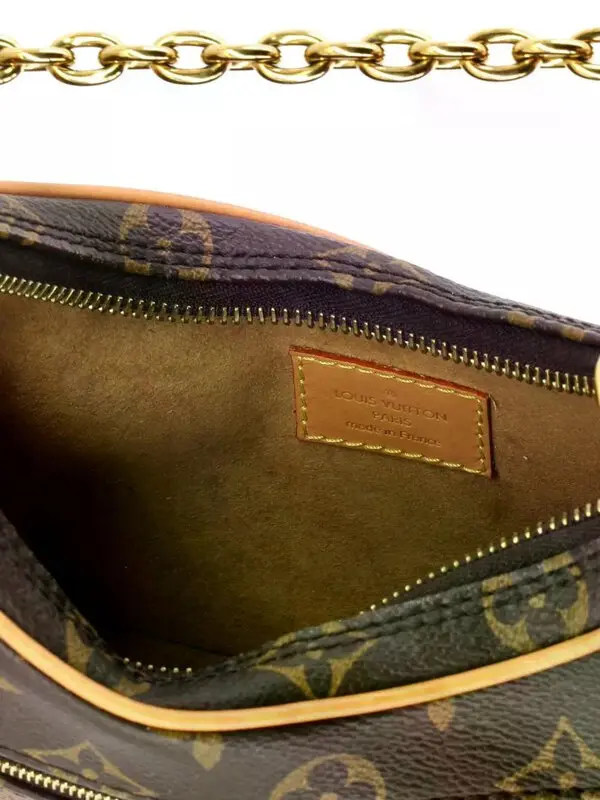 LOUIS VUITTON Loop Handbag Monogram Canvas Hobo Bag - Brown