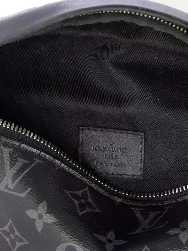 LOUIS VUITTON Discovery Bumbag Monogram Eclipse Canvas Belt Bag - Black