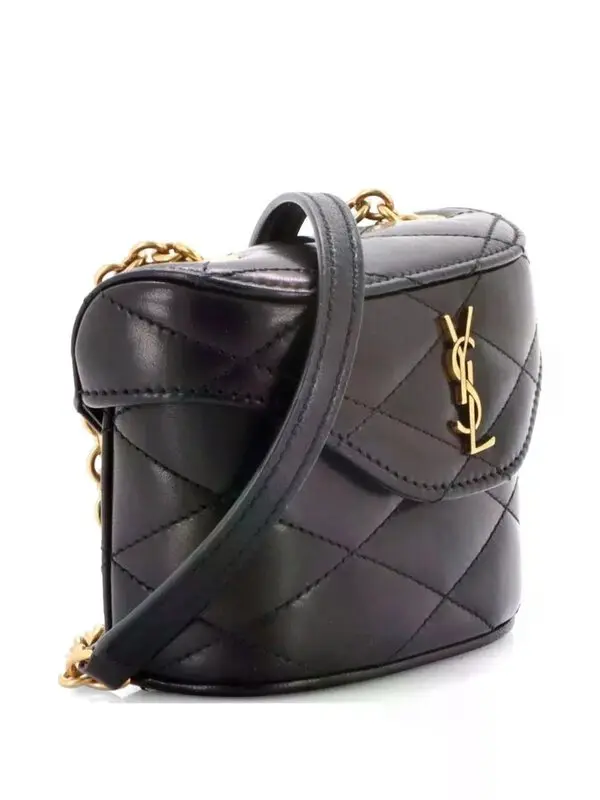 Saint Laurent June Box Bag Quilted Leather Micro Shoulder Bag