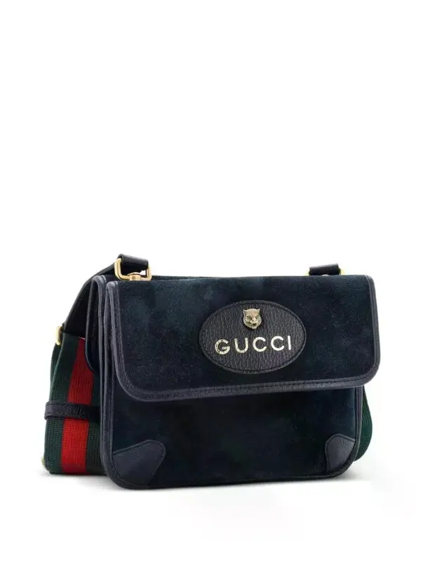 Gucci Neo Vintage Flap Messenger Bag - Blue