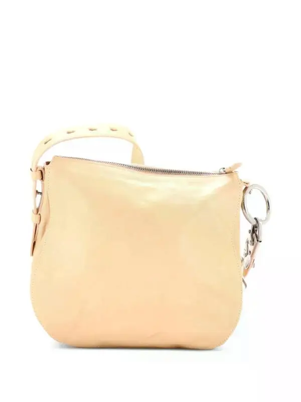 Burberry Knight Leather Small Shoulder Bag - Neutrals