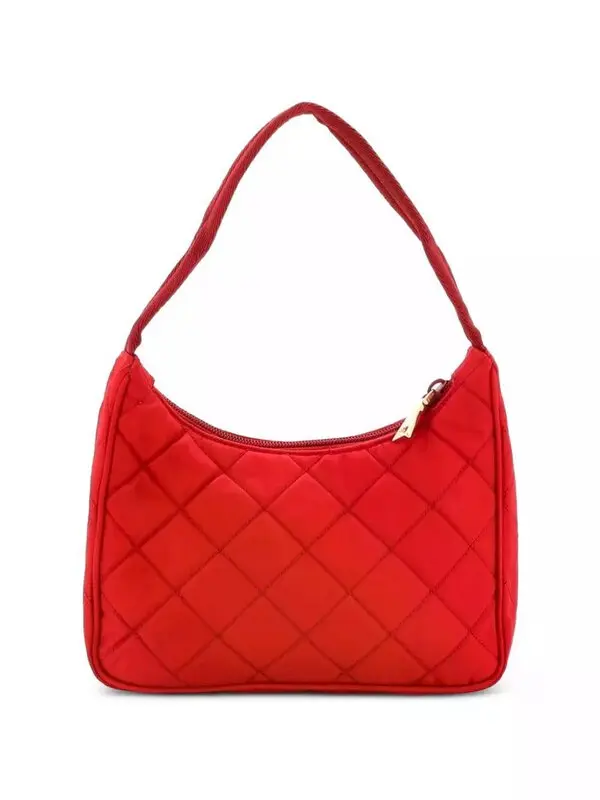 Prada Quilted Tessuto Mini Hobo Bag